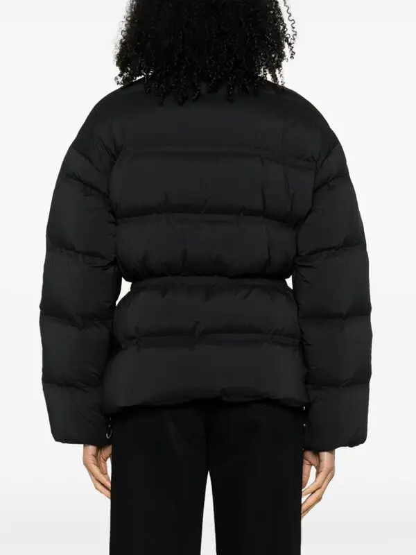 Alexander Wang Reflective-logo Jacquard Puffer Jacket