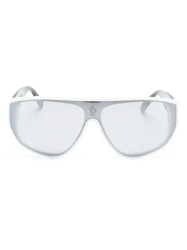 Moncler Oversized Sunglasses - White