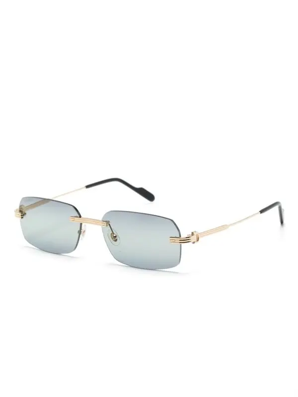 Cartier Logo-plaque Sunglasses
