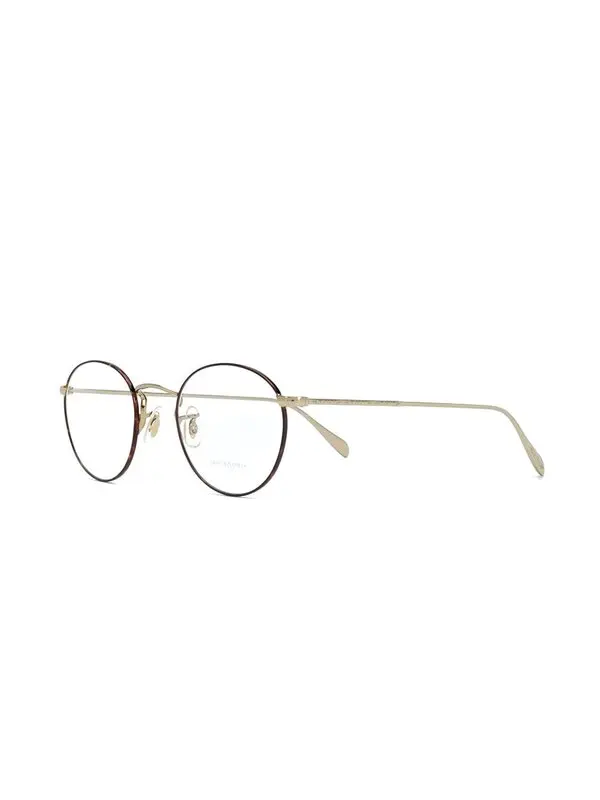Oliver Spencer Coleridge Round Eyeglasses - Brown