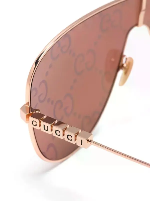 Gucci Tinted Pilot Sunglasses
