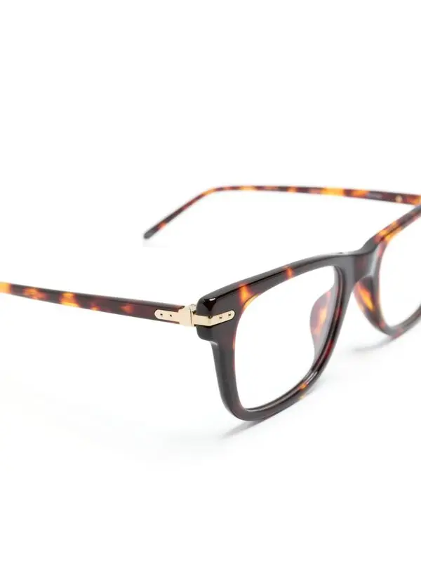 Linda Farrow Portico Square-frame Glasses - Brown