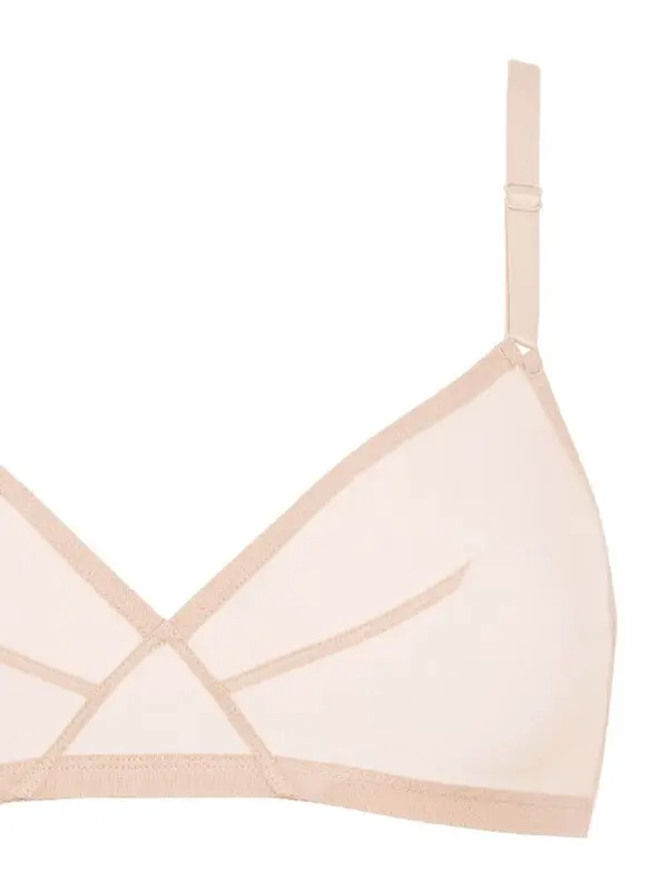 ERES Bel Sheer Tulle Triangle Bra - Neutrals