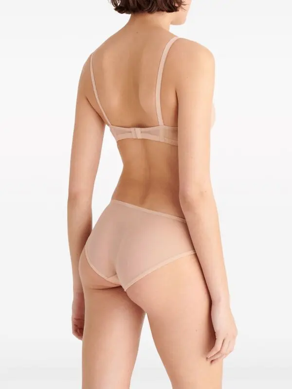 ERES Bel Sheer Tulle Triangle Bra - Neutrals