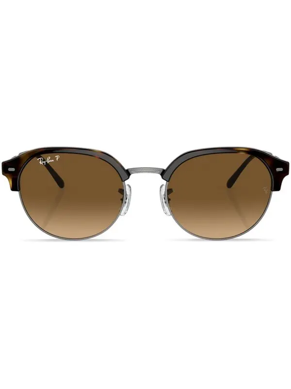 Ray-ban Round Frame Sunglasses - Brown