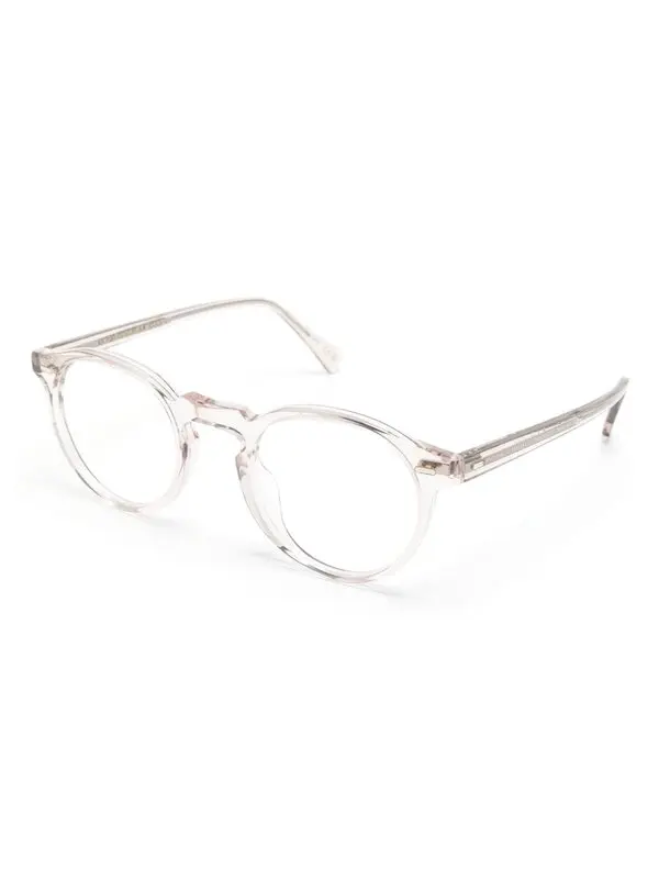 Oliver Spencer Romare Round-frame Glasses - Neutrals