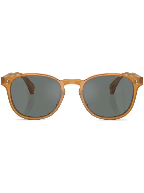 Oliver Spencer Finley Esq. Round-frame Sunglasses - Brown