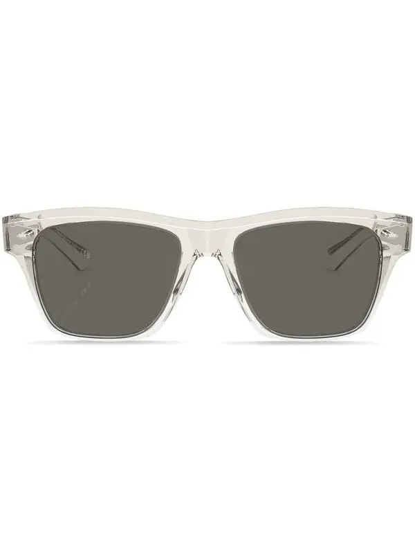Oliver Spencer Square-frame Sunglasses - Neutrals