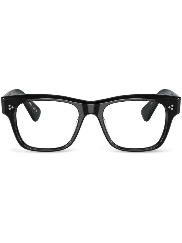 Oliver Spencer Birell Square-frame Eyeglasses - Black
