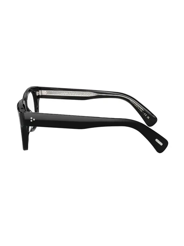 Oliver Spencer Birell Square-frame Eyeglasses - Black