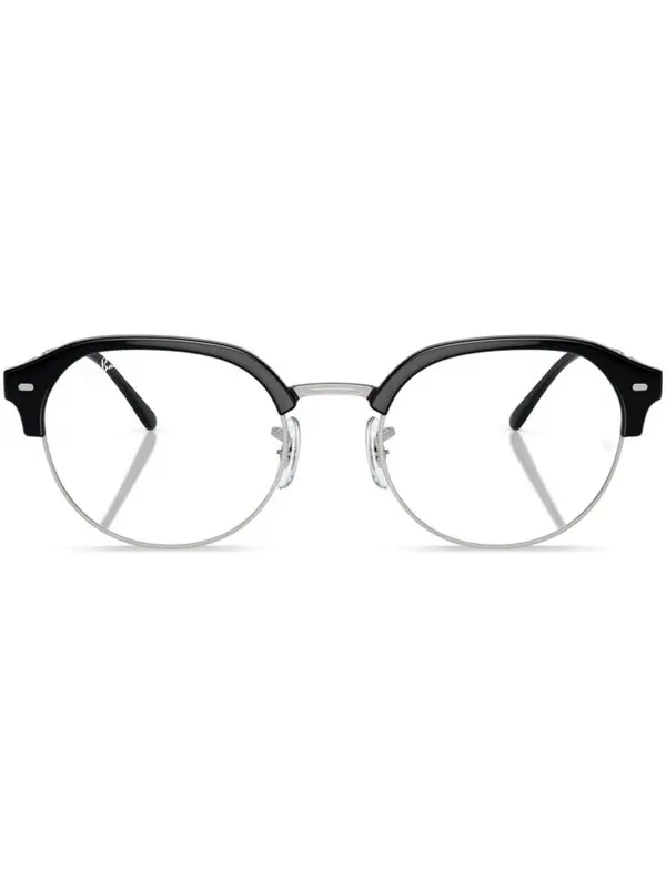Ray-ban Round-frame Glasses - Black