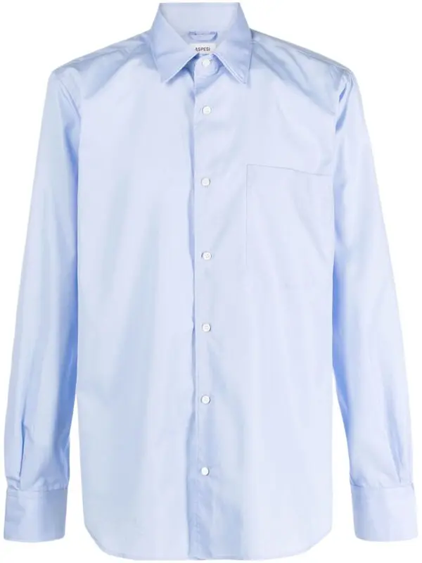 Aspesi Chest-pocket Cotton Shirt