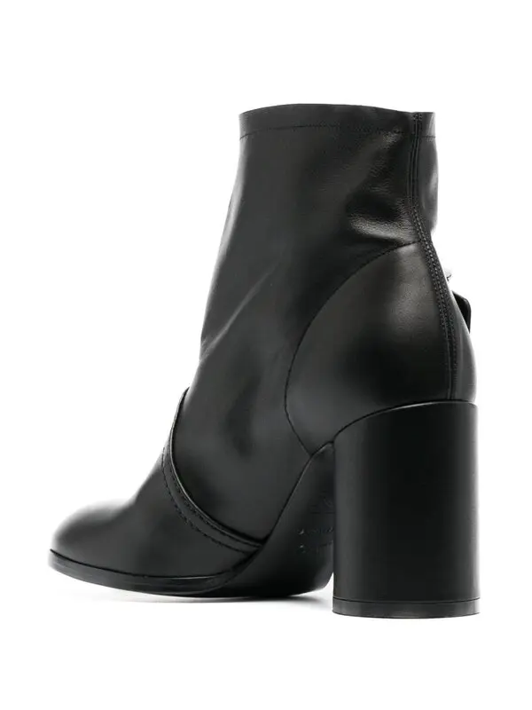 Casadei 85mm Buckle-detail Ankle Boots
