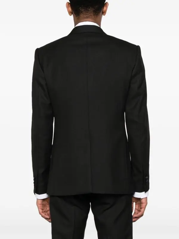 Dolce & Gabbana Sequin-lapel Double-breasted Blazer
