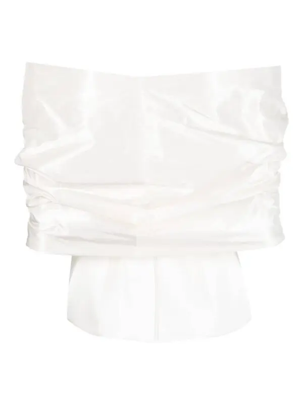 V:PM ATELIER Bela Off-shoulder Top - White