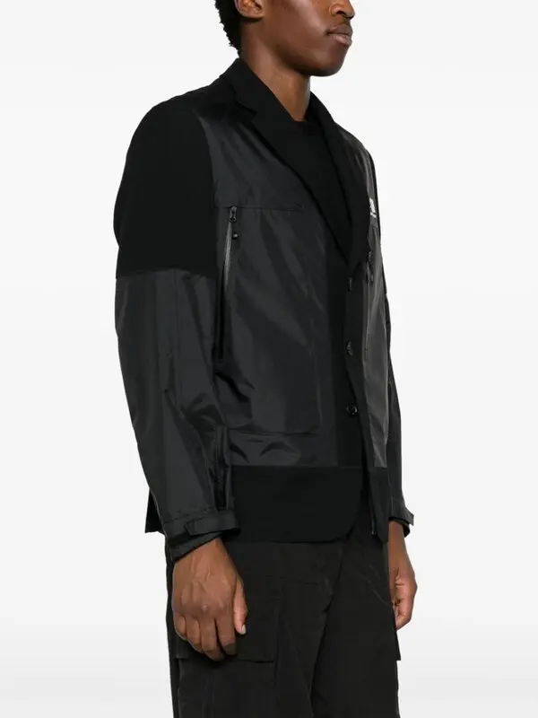 Junya Watanabe Logo-print Panelled Blazer