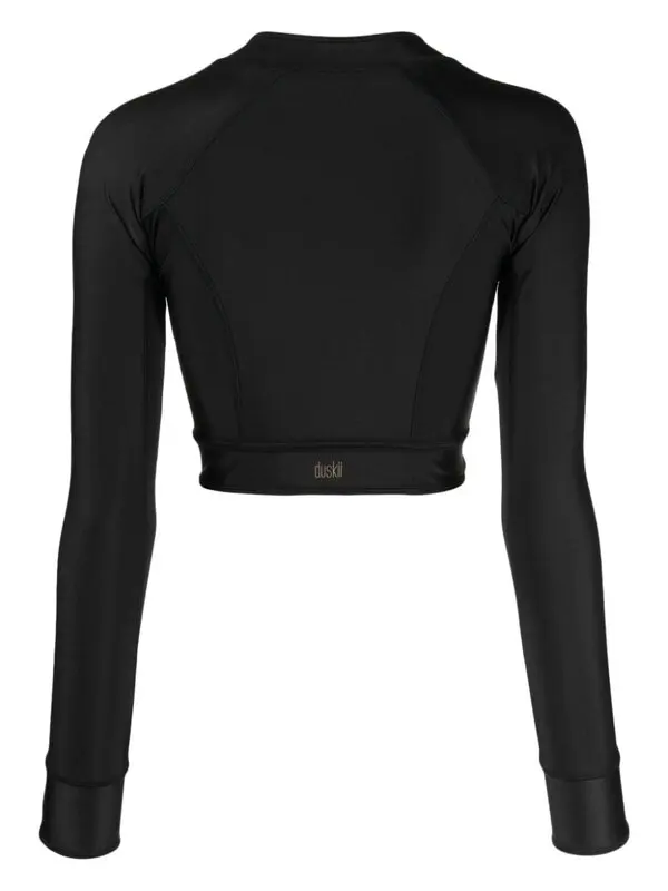 DUSKII Zip-up Cropped Rash Guard
