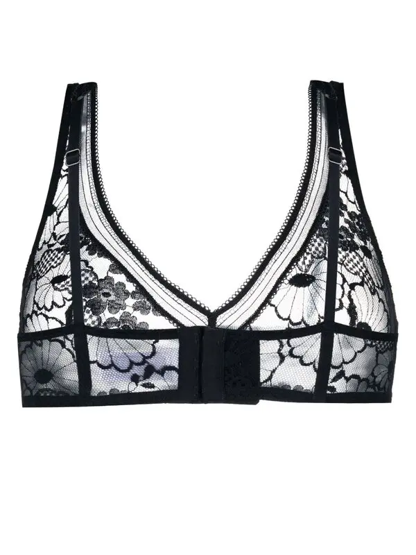 ERES Millefleurs Lace Triangle Bra - Blue