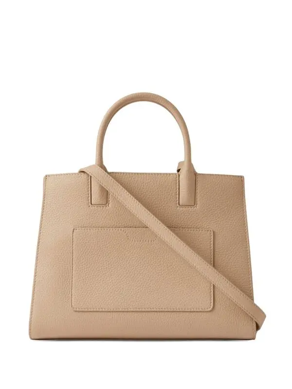 Burberry Frances Leather Tote - Neutrals