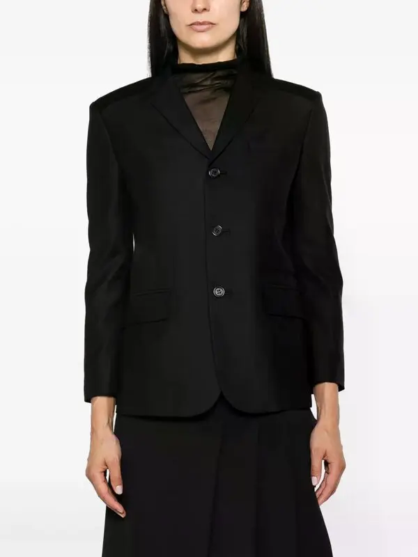 UNDERCOVERISM Bead-appliqué Wool Blend Blazer