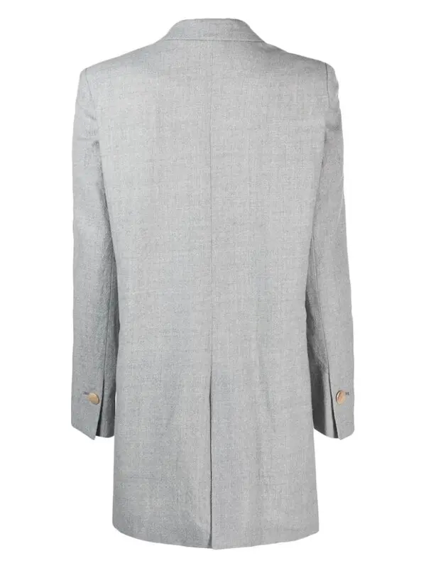 ALYSI Double-breasted Virgin Wool Coat