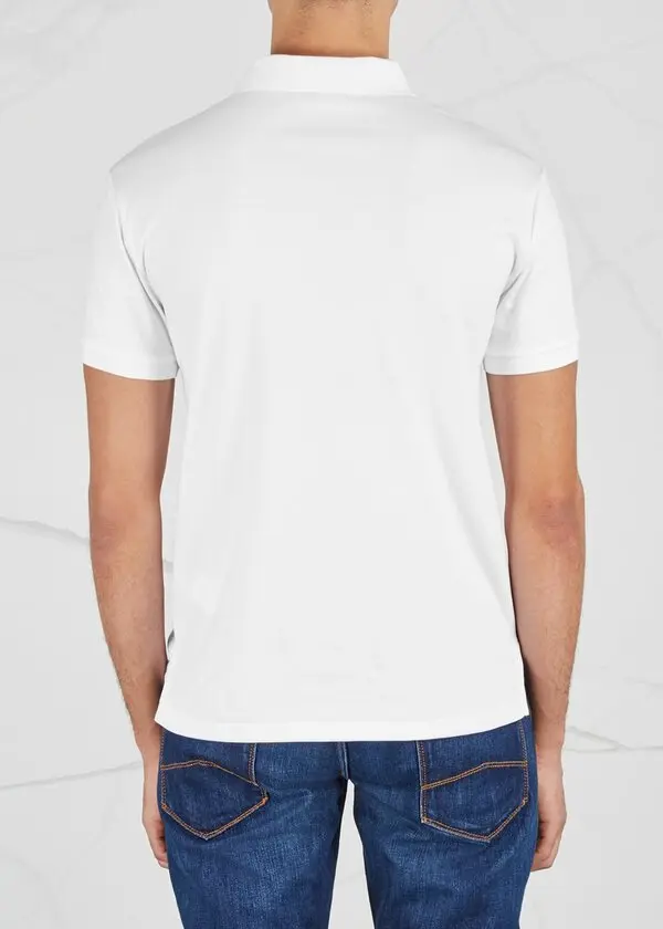 Polo Ralph Lauren Slim Pima Cotton Polo Shirt - White