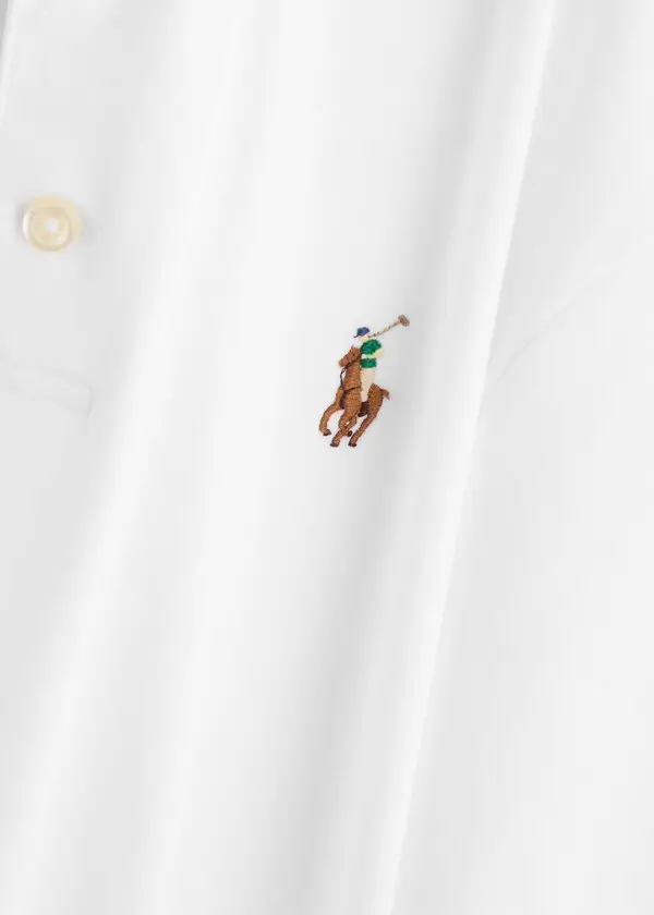 Polo Ralph Lauren Slim Pima Cotton Polo Shirt - White