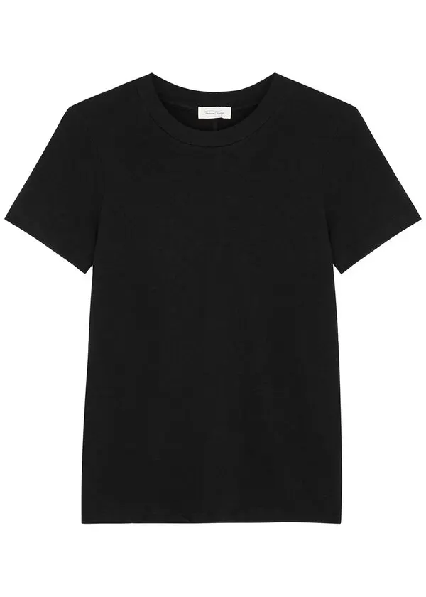 American Vintage Sonoma Slubbed Cotton T-shirt - Black