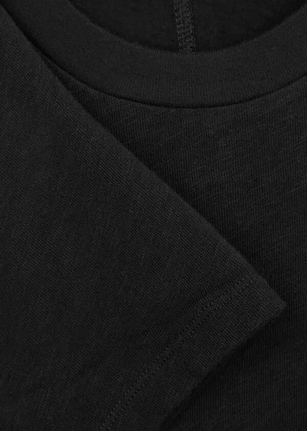 American Vintage Sonoma Slubbed Cotton T-shirt - Black