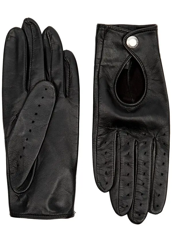 DENTS Thruxton Leather Gloves - Black