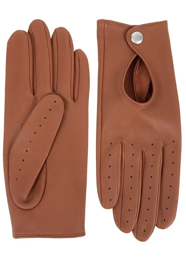 DENTS Thruxton Leather Gloves - Brown