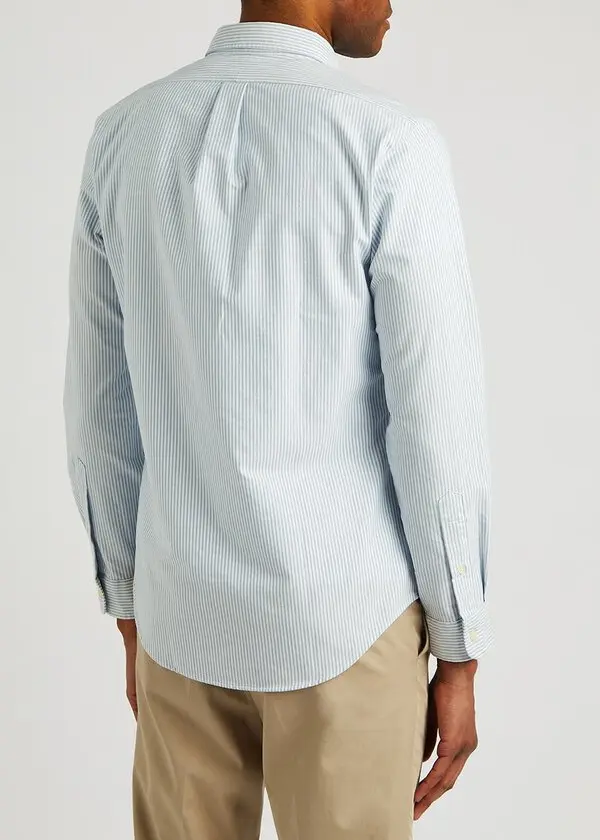 Polo Ralph Lauren Striped Piqué Cotton Oxford Shirt