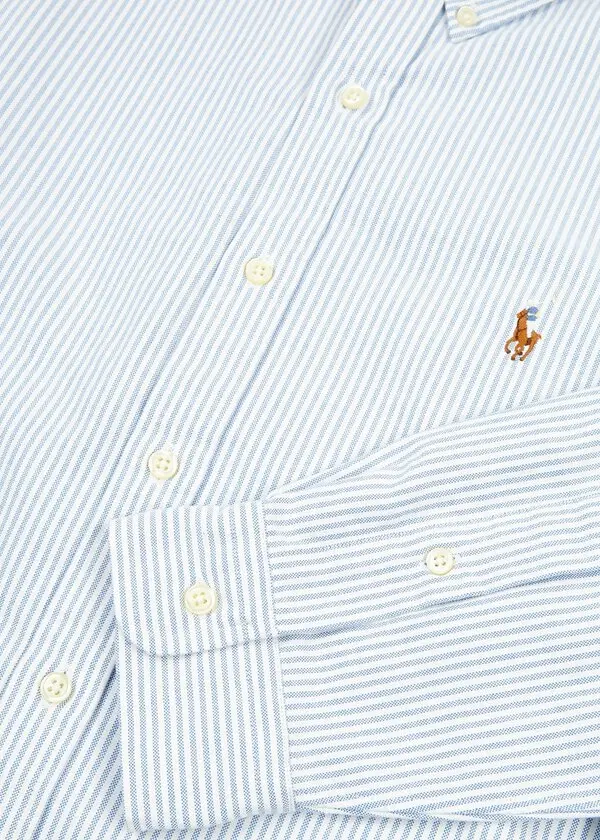 Polo Ralph Lauren Striped Piqué Cotton Oxford Shirt