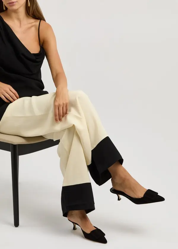 manolo blahnik - Manolo Blahnik Maysale 50 Suede Mules