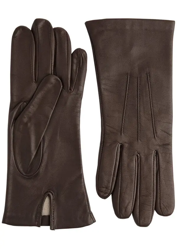 DENTS Felicity Leather Gloves - Brown