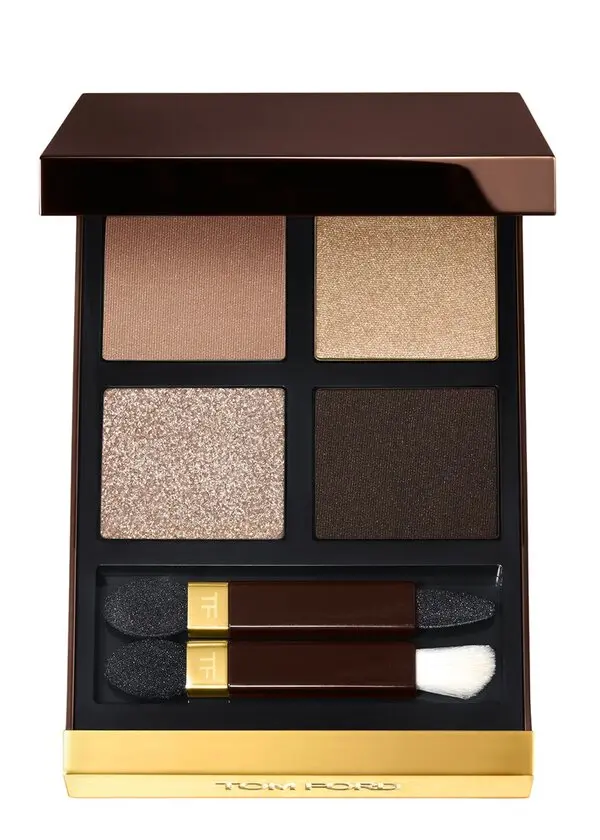 TOM FORD Eye Color Quad Eyeshadow, Bold Smoky Eye, Sheer Sparkle Satin Shimmer And Matte, Four Luxurious Finishes - Rose Topaz
