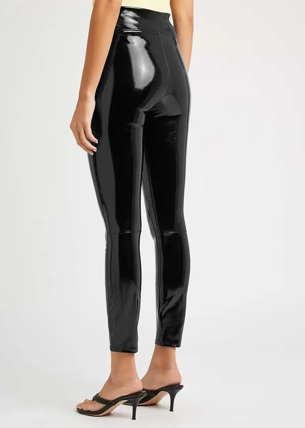 Spanx Patent Faux-leather Leggings