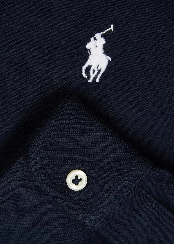 Polo Ralph Lauren Piqué Cotton Shirt - Navy