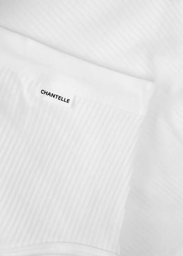 Chantelle Comfort High-waist Stretch-cotton Briefs - White