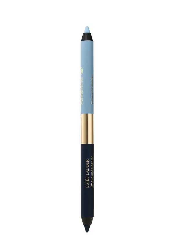 Estée Lauder Smoke & Brighten Kajal Eyeliner Duo, Eyeliner - Marine Skyblue