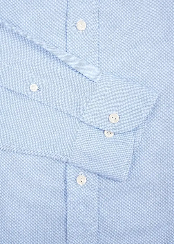 Eton Piqué Cotton Oxford Shirt
