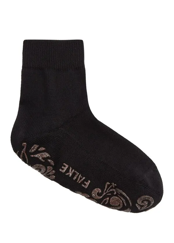 Falke Light Cuddle Pads Cotton-blend Socks - Black