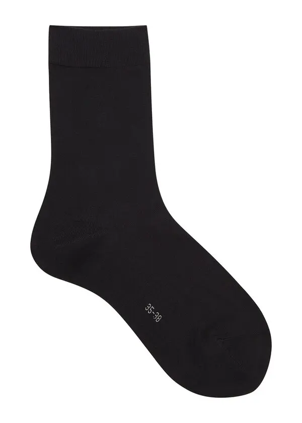 Falke Cotton Touch Cotton-blend Socks - Black