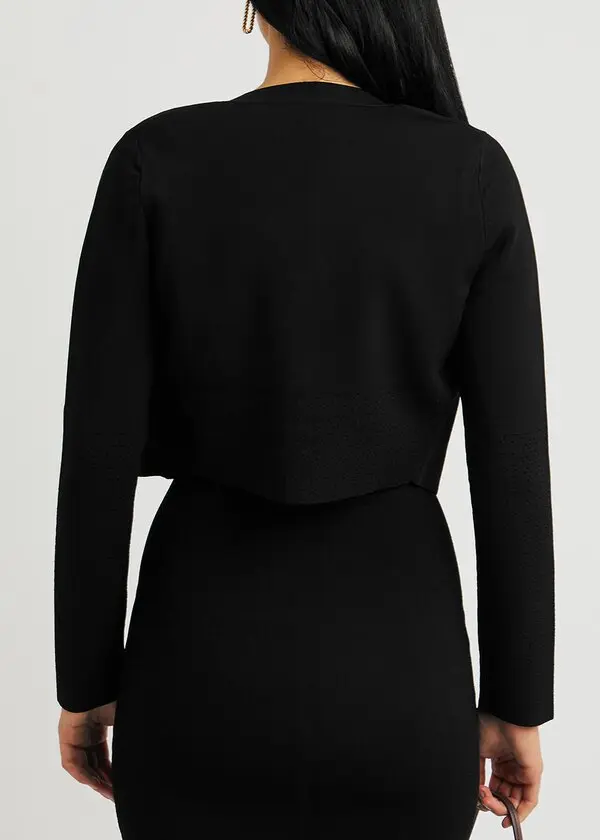 Victoria Beckham Vb Body Stretch-knit Cardigan