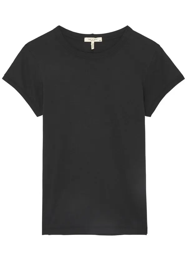 Rag & Bone The Tee Cotton T-shirt - Black