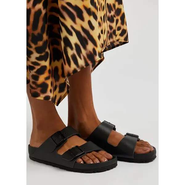 BIRKENSTOCK Arizona Leather Sliders