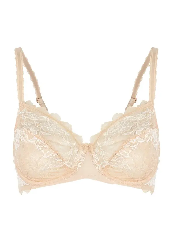 Wacoal Lace Perfection Underwired Bra - Beige