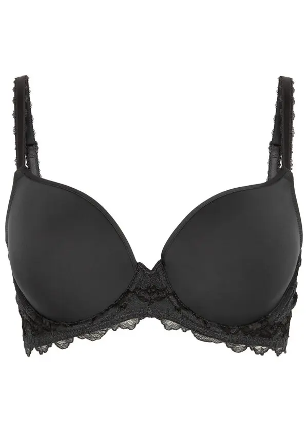 Wacoal Lace Perfection Contour Bra - Charcoal