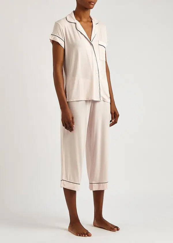 Eberjey Gisele Jersey Pyjama Set - Light Pink