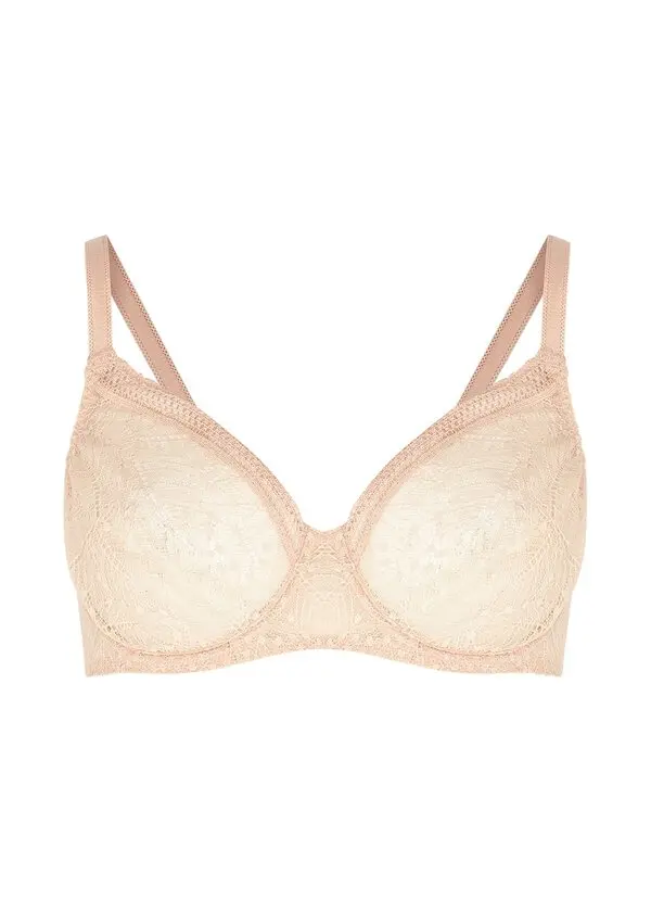 Simone Perele Comete Underwired Lace Bra - Light Pink